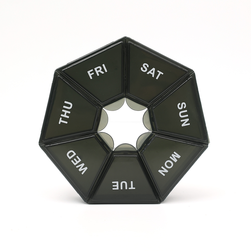7-sided Portable Pill Box Vitamin Pill Box for One Week | Daraz.com.np