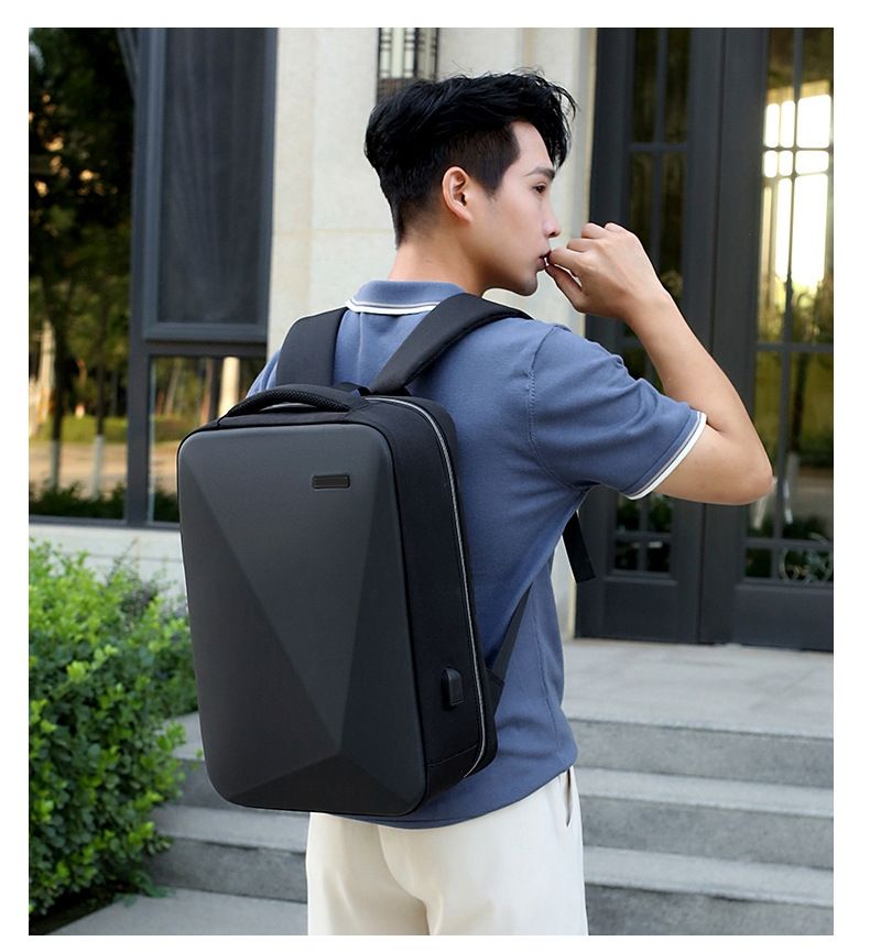 Large Capacity Gaming Laptop Bag with Hard Shell USB Charging Port And ...