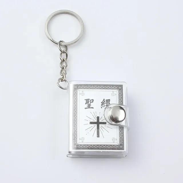 Real Mini Bible Keychains Mini Holy Bible Keychains Pu Leather