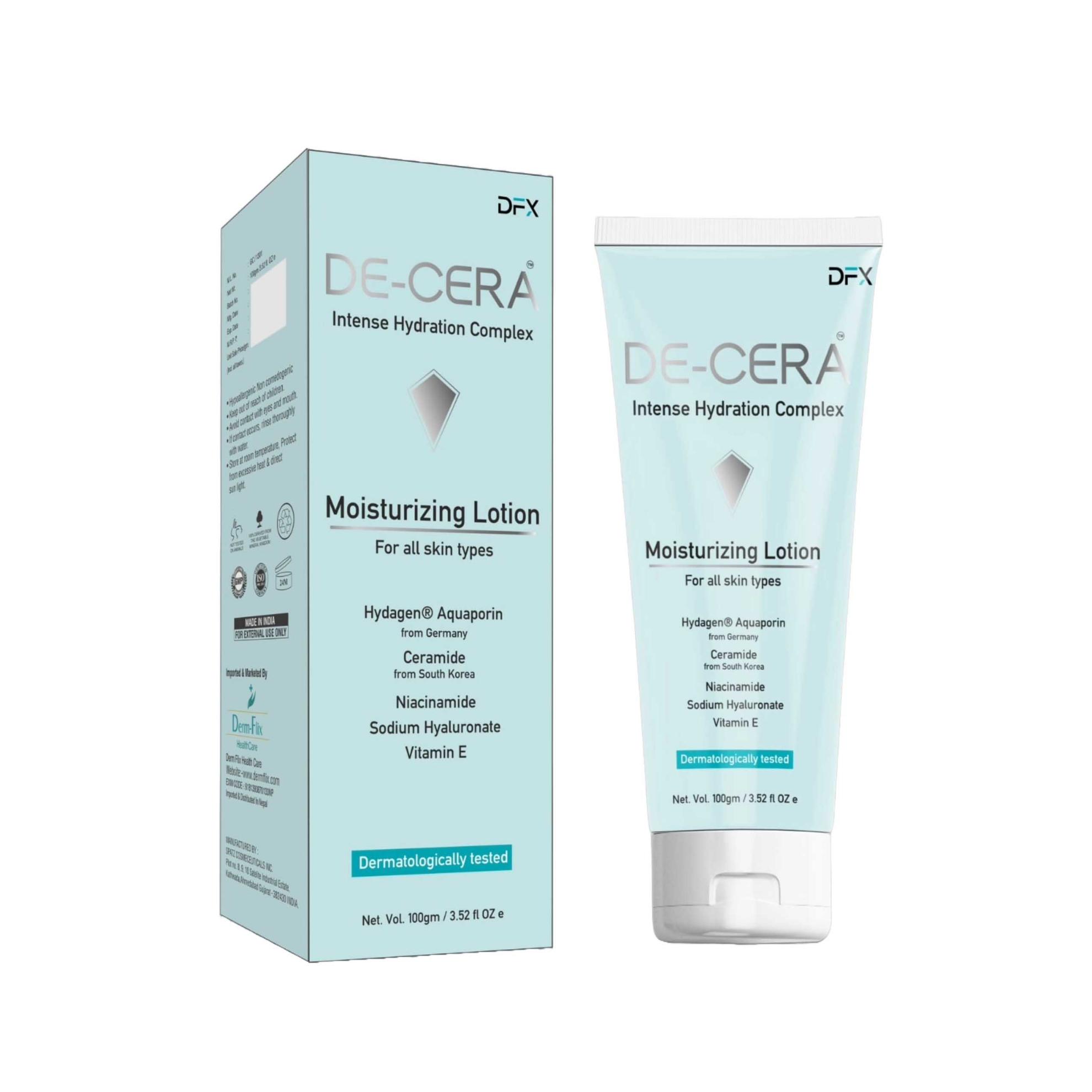 Derma-Flix De-Cera Moisturizing Lotion For All Skin Type 100Gm | Daraz ...