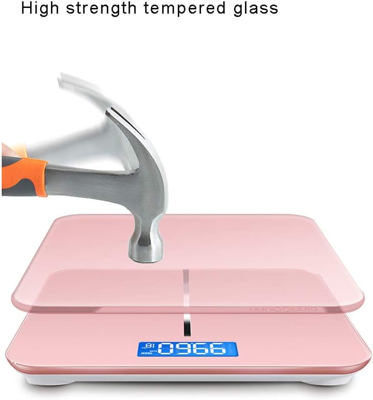 Ultra Thin Tempered Glass Digital Bathroom Scales Body Analysis ...