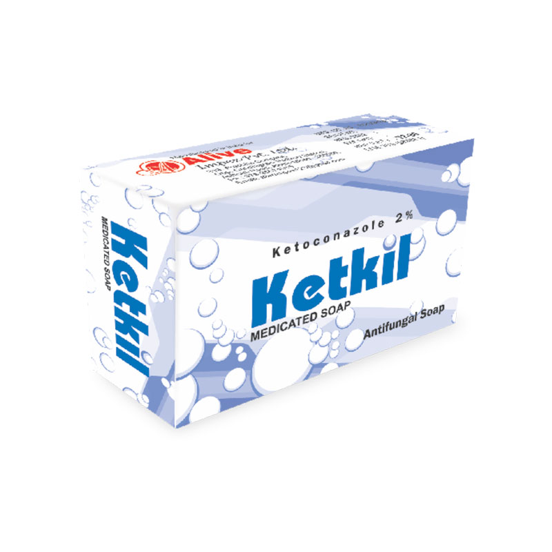Ketkil Soap, Ketoconazole, Antifungal Soap, 75Gm (Pack of 3 Pcs ...