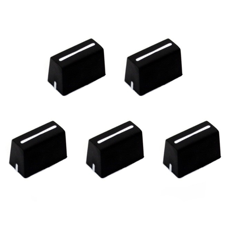 5pcs Universal Fader Knobs Fader Cap Straight Slide Potentiometer Cap ...