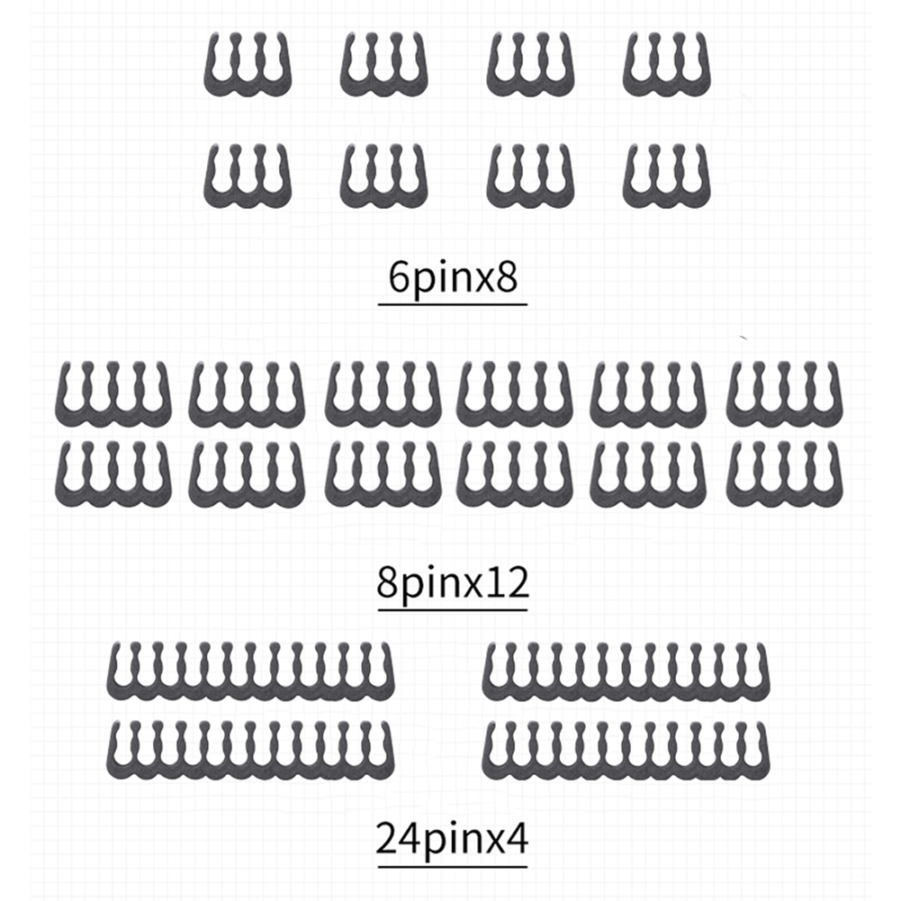 24Pcs/Set Cable Comb Clamp Cables Clip Organizer ATX 24Pin CPU 8Pin ...
