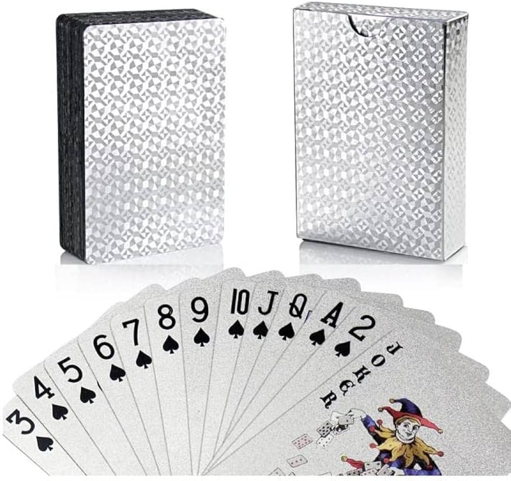 Waterproof Playing Cards With Attractive Box, Family Game Party (Golden ...