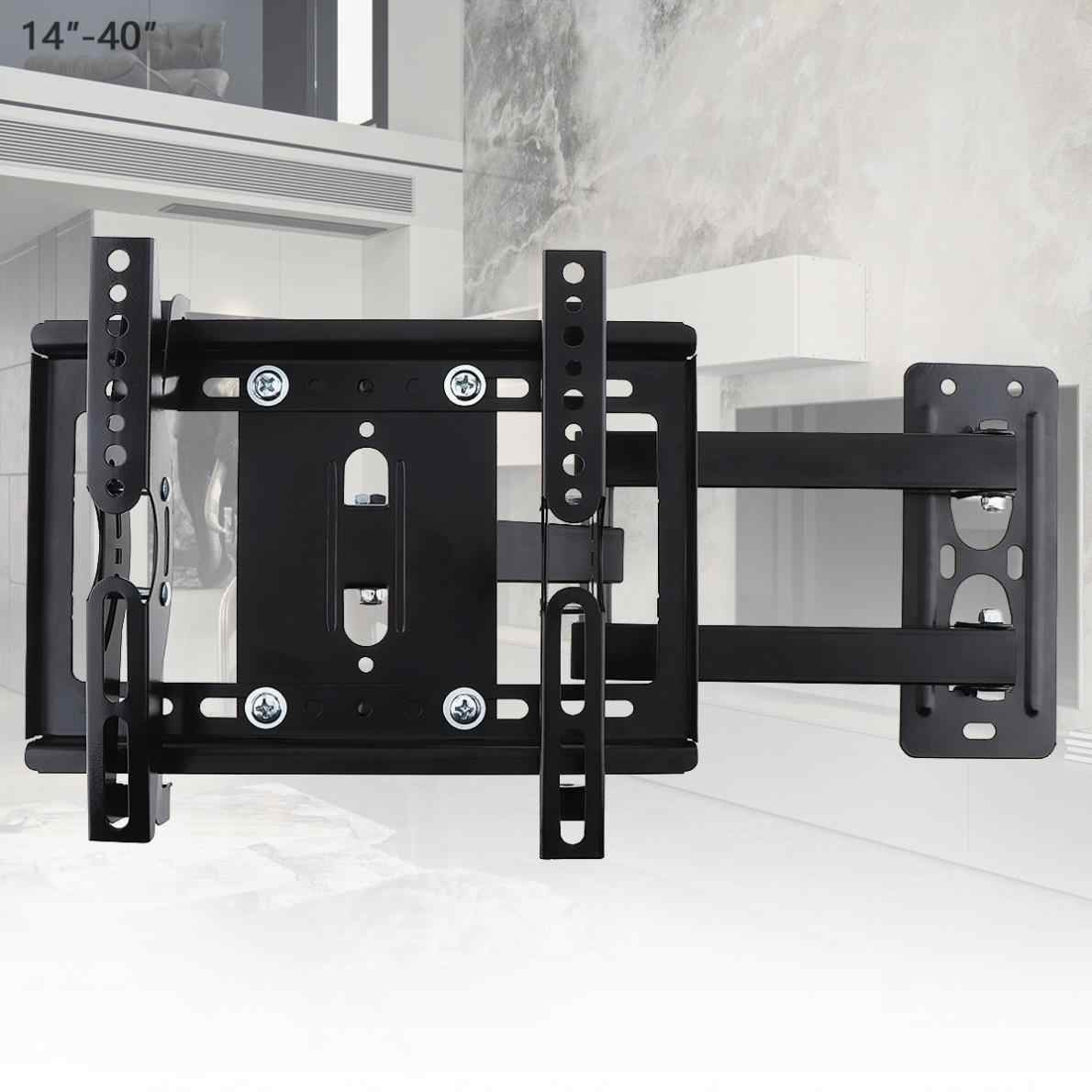 14 - 40 Inch Movable TV Wall Mount Bracket Flat Panel TV Frame Support ...