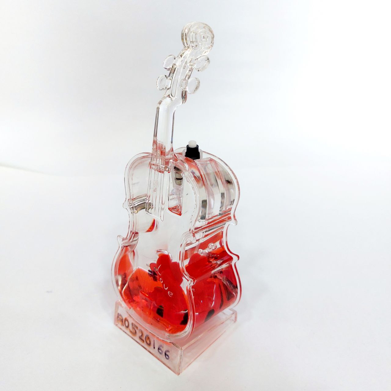 7 Inch Glass Violin Love Lighting Showpiece | Daraz.com.np