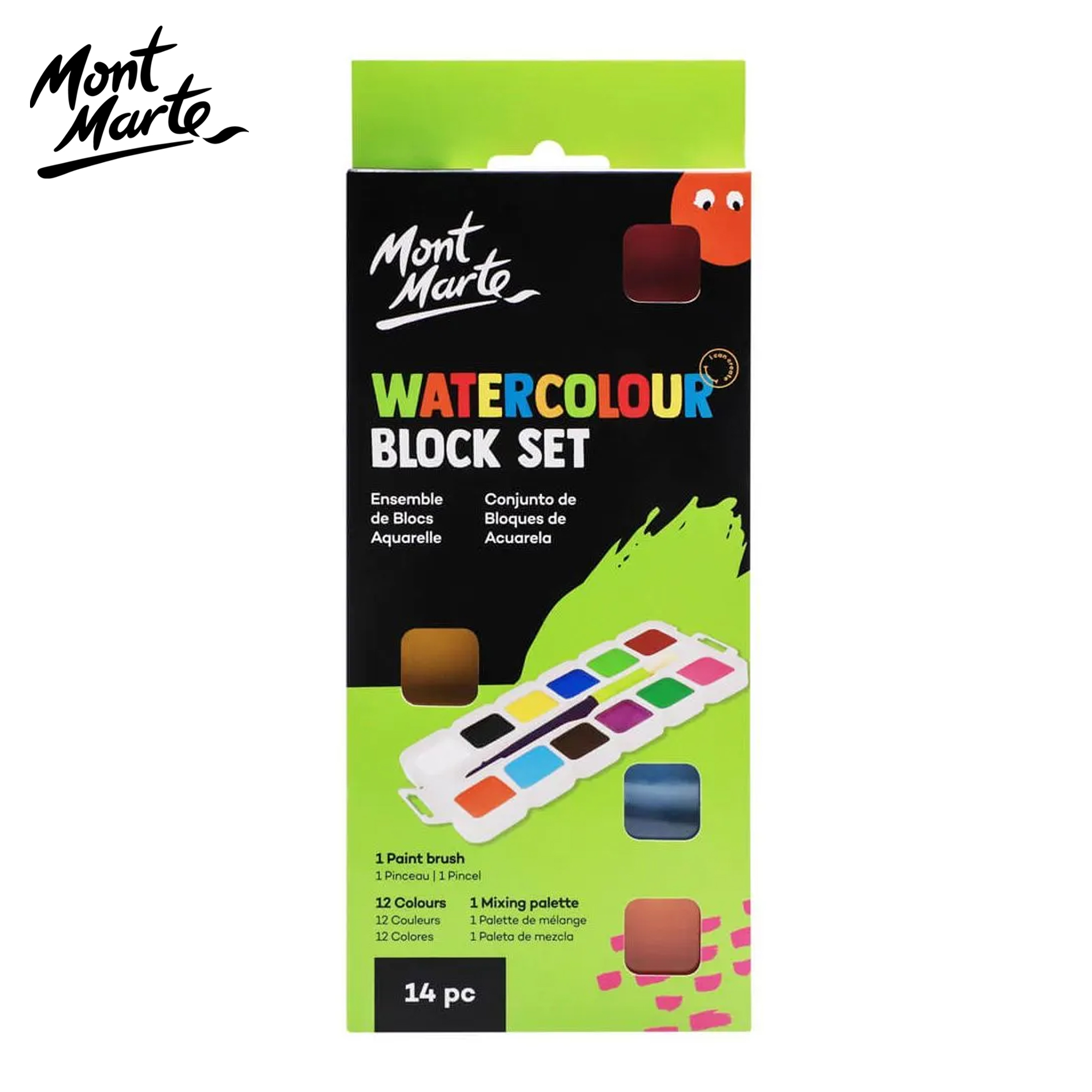 Mont Marte Kids Watercolour Block Set 14pc By KitabKalam | Daraz.com.np