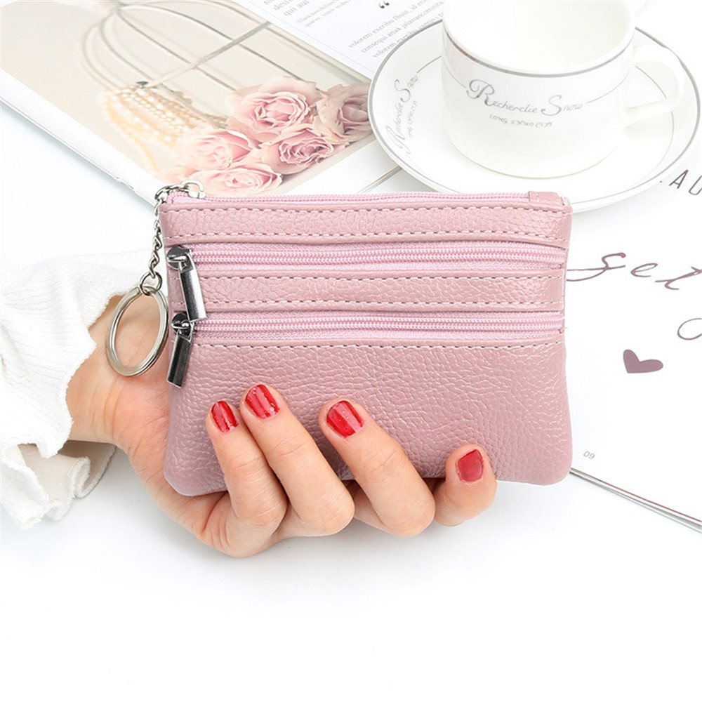 Mini Wallet Coin Purse Card Holder Key Ring Wallet | Daraz.com.np