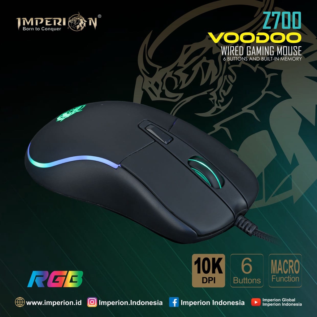 Imperion Z700 Voodoo Wired Gaming Mouse