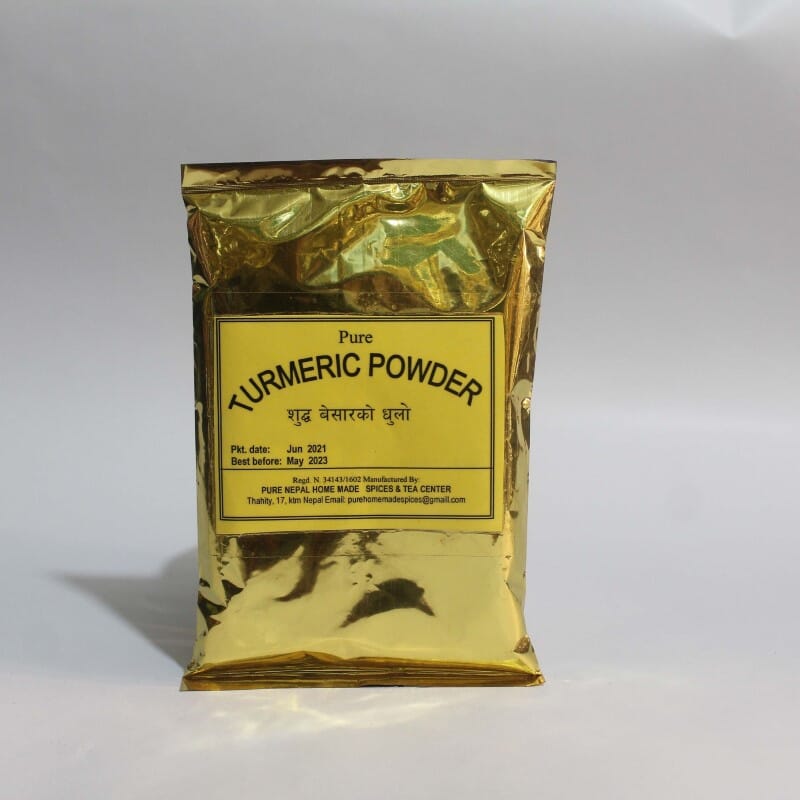 Pure Homemade Turmeric Powder 100gm | Daraz.com.np