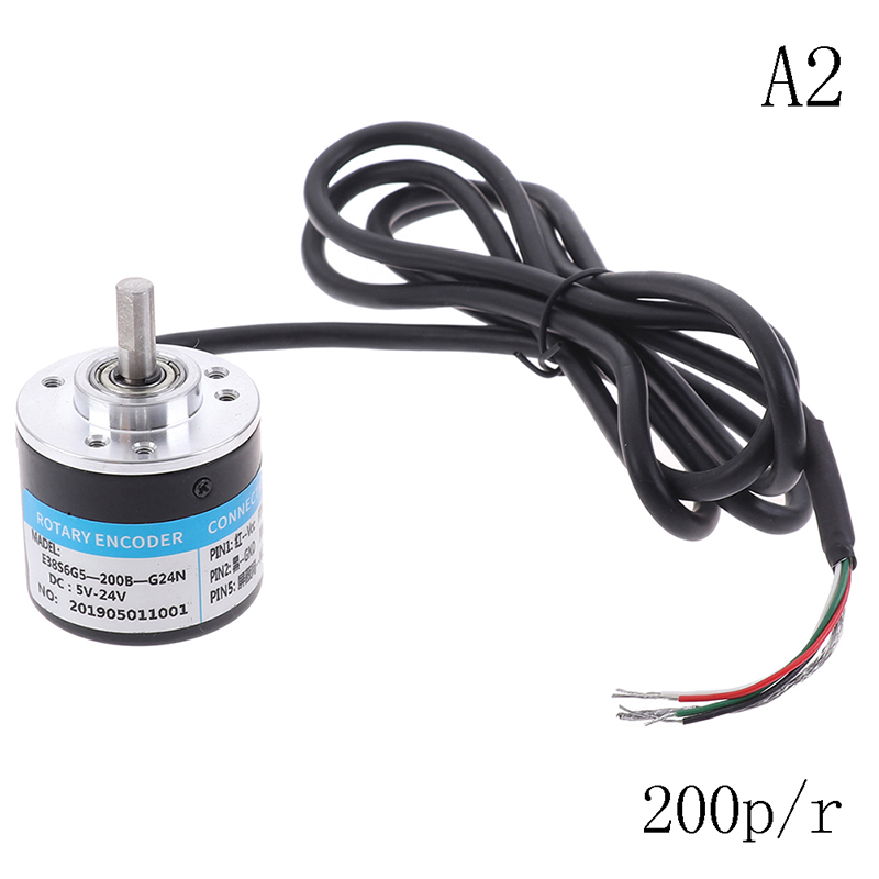100/200/360/400/500/600P/R Photoelectric Incremental Rotary Encoder 5V ...