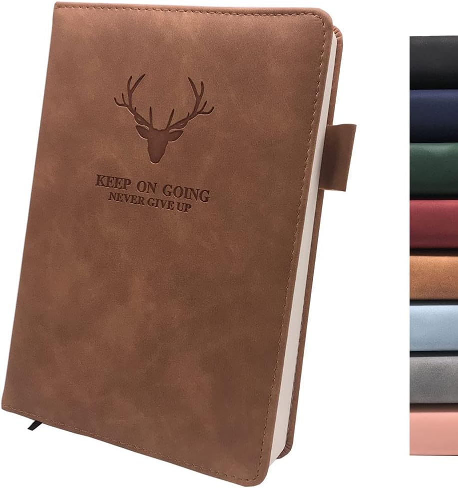 A5 Ruled Notebook Journal 360 Page with Pen Loop, Hardcover Writing ...