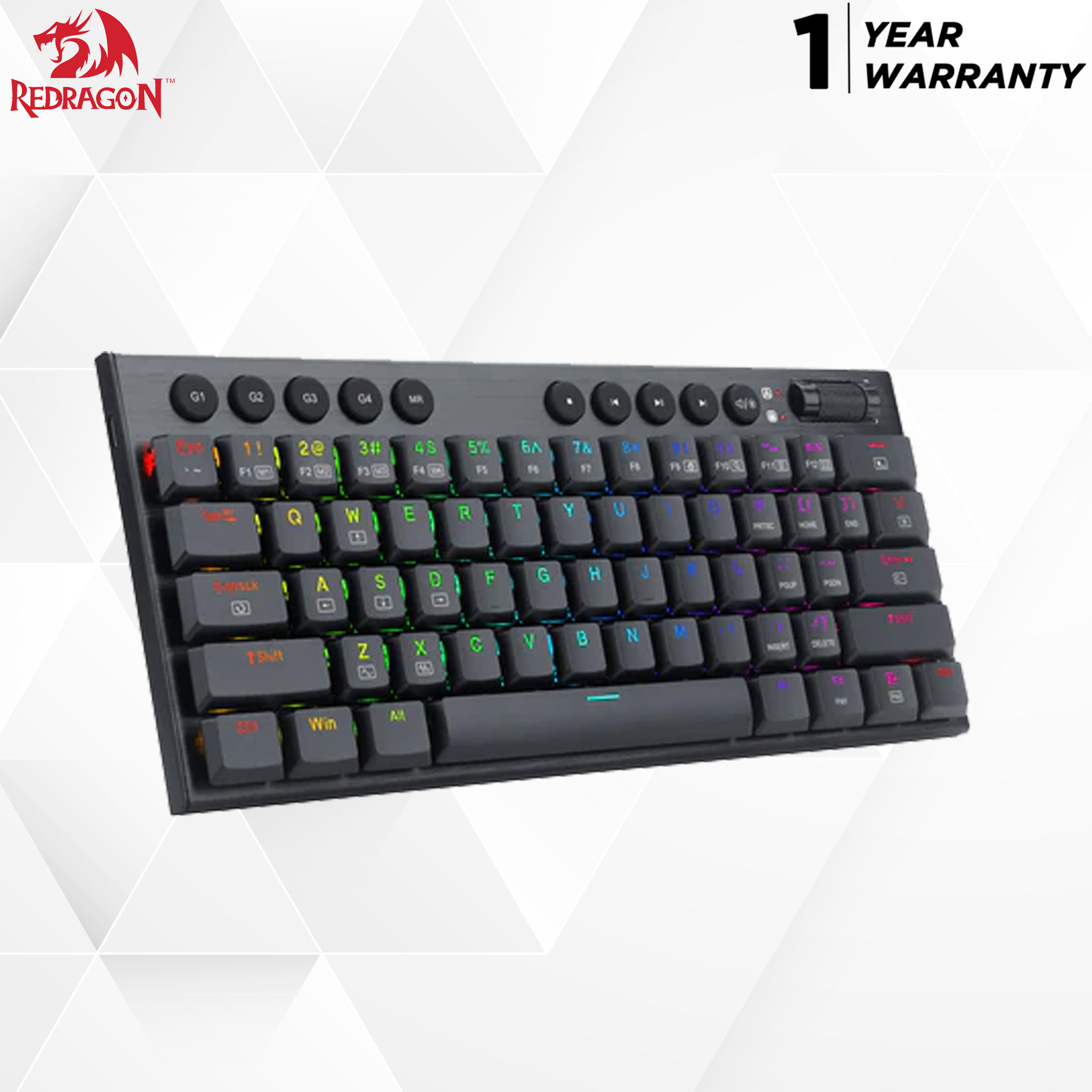 Redragon Horus Mini K632-RGB 60% wired mechanical keyboard with ...