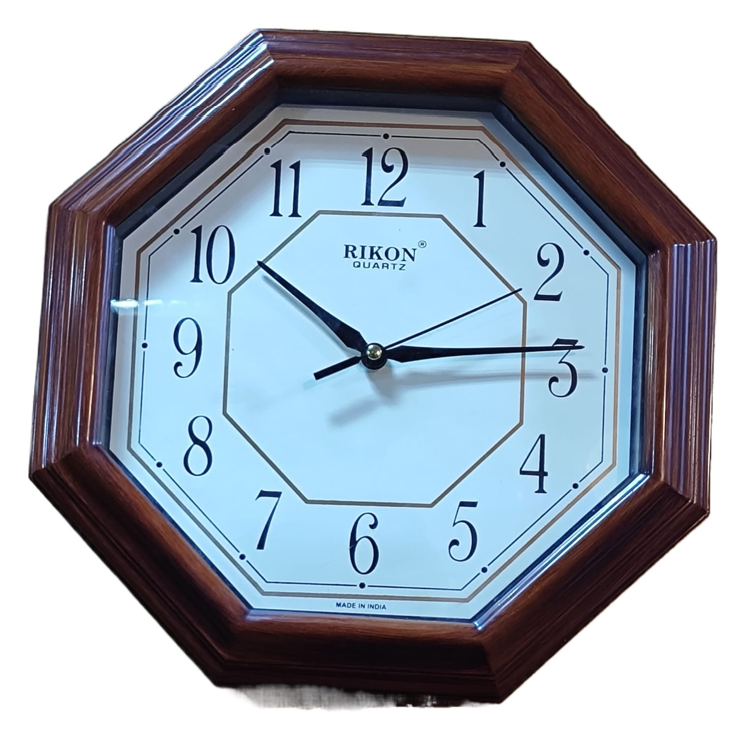 New Model Octagon Shaped Offical Designer White Numbering Dial Analog ...