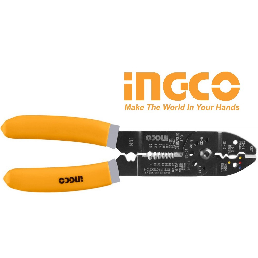 Ingco Multifunction wire stripper with crimping tools 215mm | Daraz.com.np