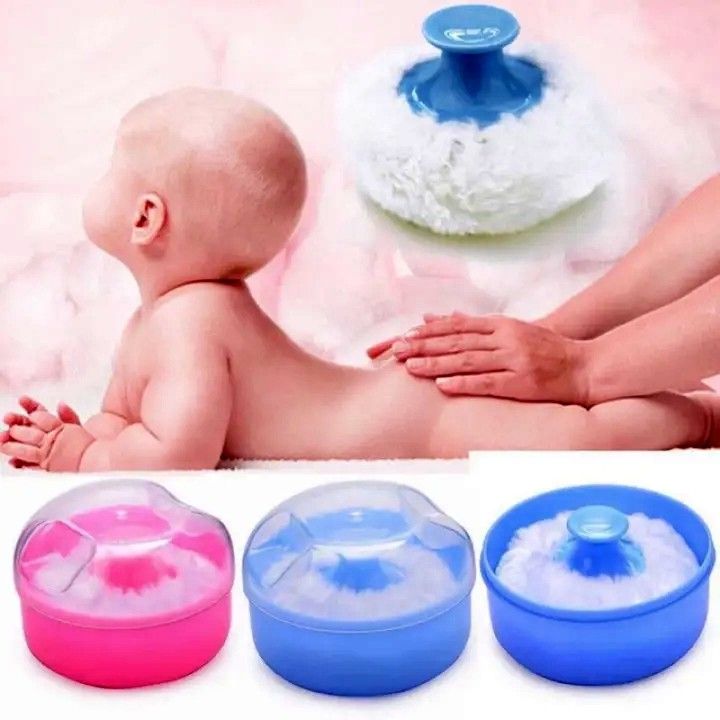 Soft and Safe Baby Powder Puff for Infants and Toddlers - Round ...