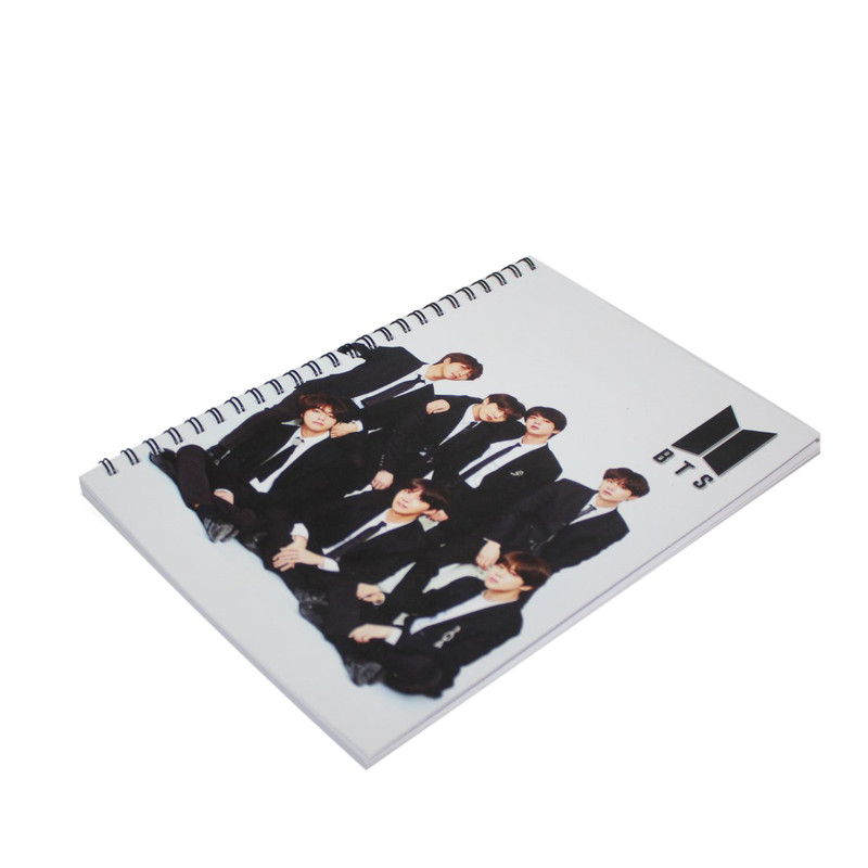 BTS Printed Spiral Notebook | Daraz.com.np