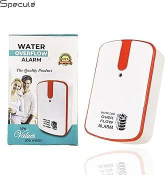 Water Tank Overflow Alarm Siren with Voice Sound, Wired Sensor Security ...