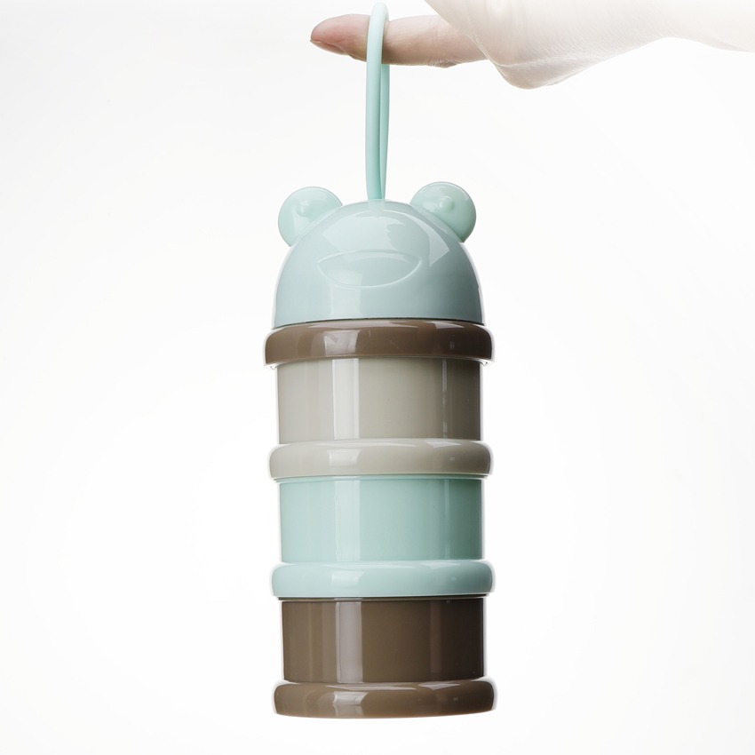 Cute Portable Travel Milk Powder Container: 3-Layer Infant Formula ...