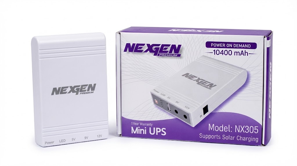 UPS For Router , Modem , Security Camera , Smartphone & Fingerprint ...