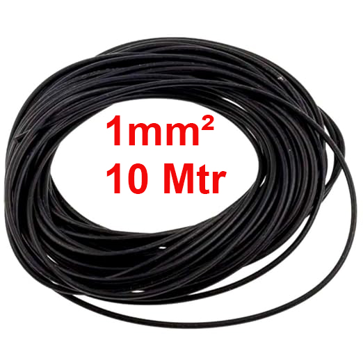 1 Sq. MM Flexible Multistrand Electrical Wire 100% Pure Copper Cable ...