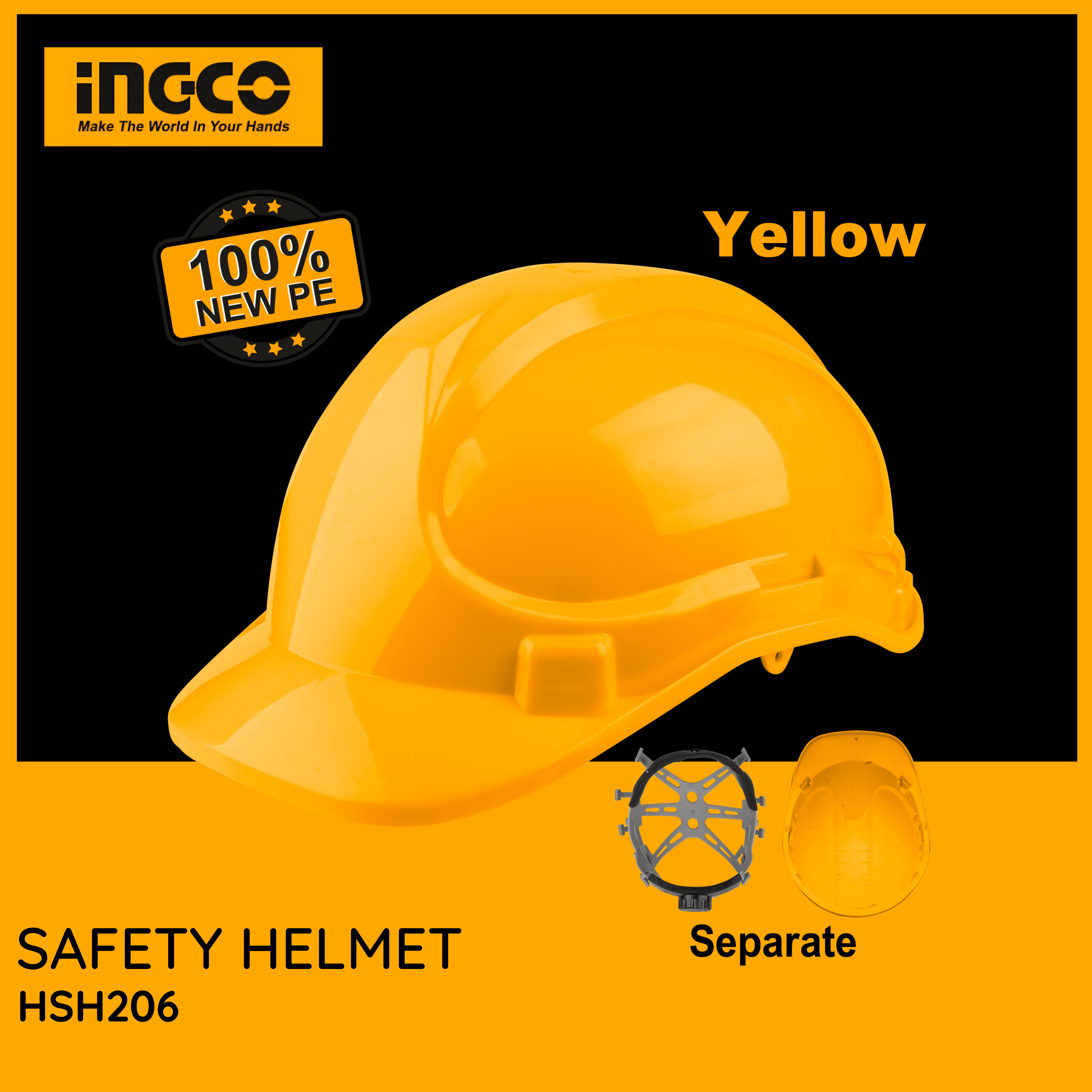 INGCO Safety Helmet HSH206 | Daraz.com.np