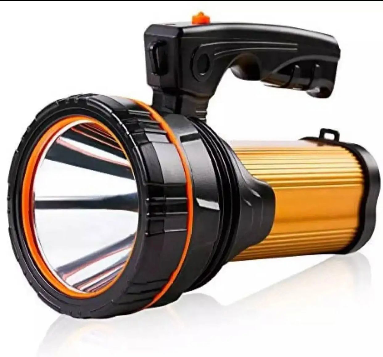 LED Spotlight Flashlight Handheld Searchlight Golden Torch | Daraz.com.np