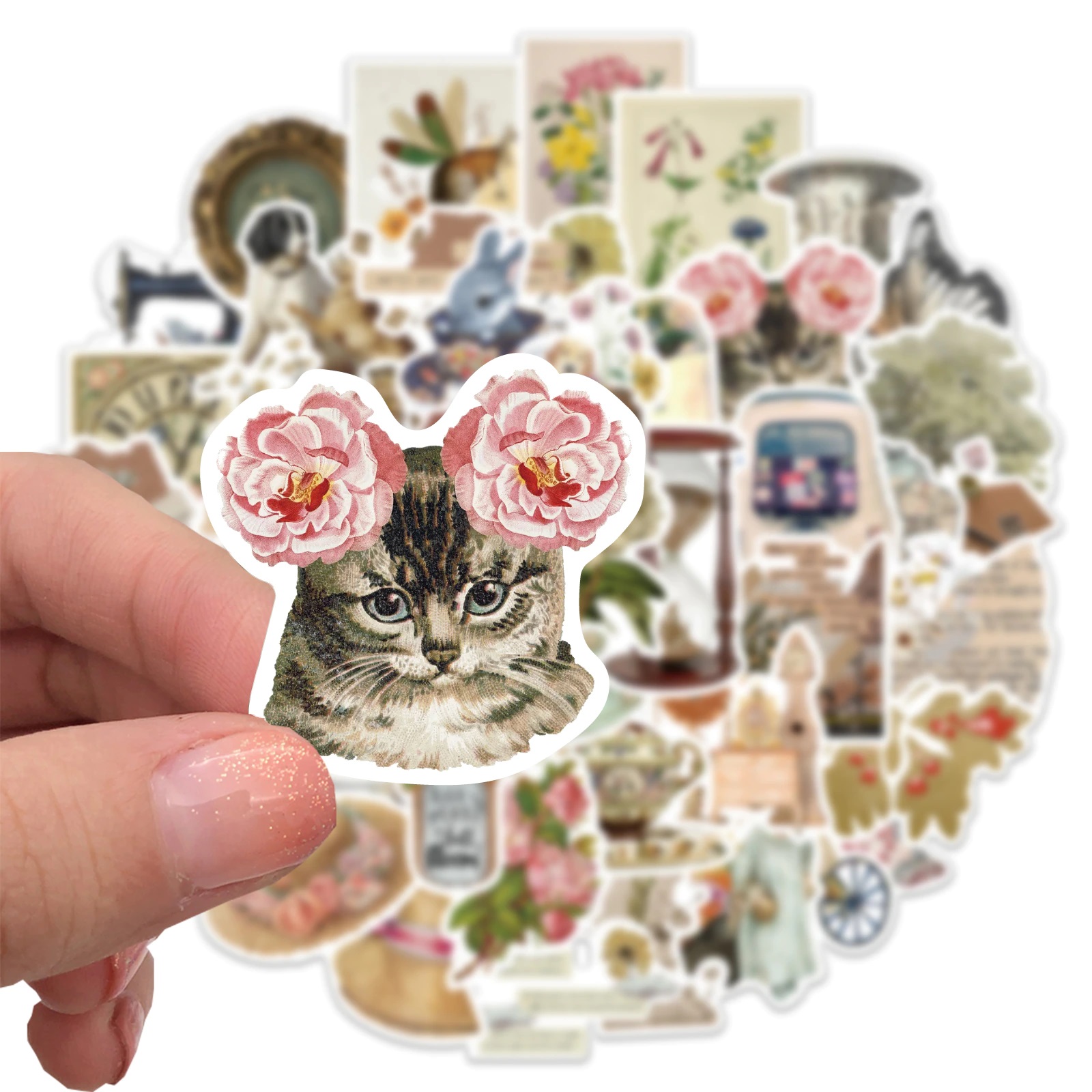 Artsy Home 25/50 Pcs Cartoon Retro Vsco Stickers for Laptops Cellphone ...