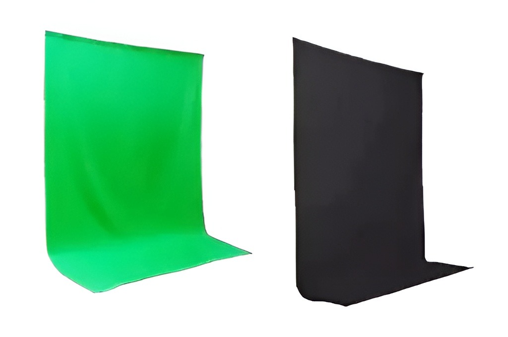 Amar 8x12ft Black Screen Background | Backdrop Chroma Curtain For ...
