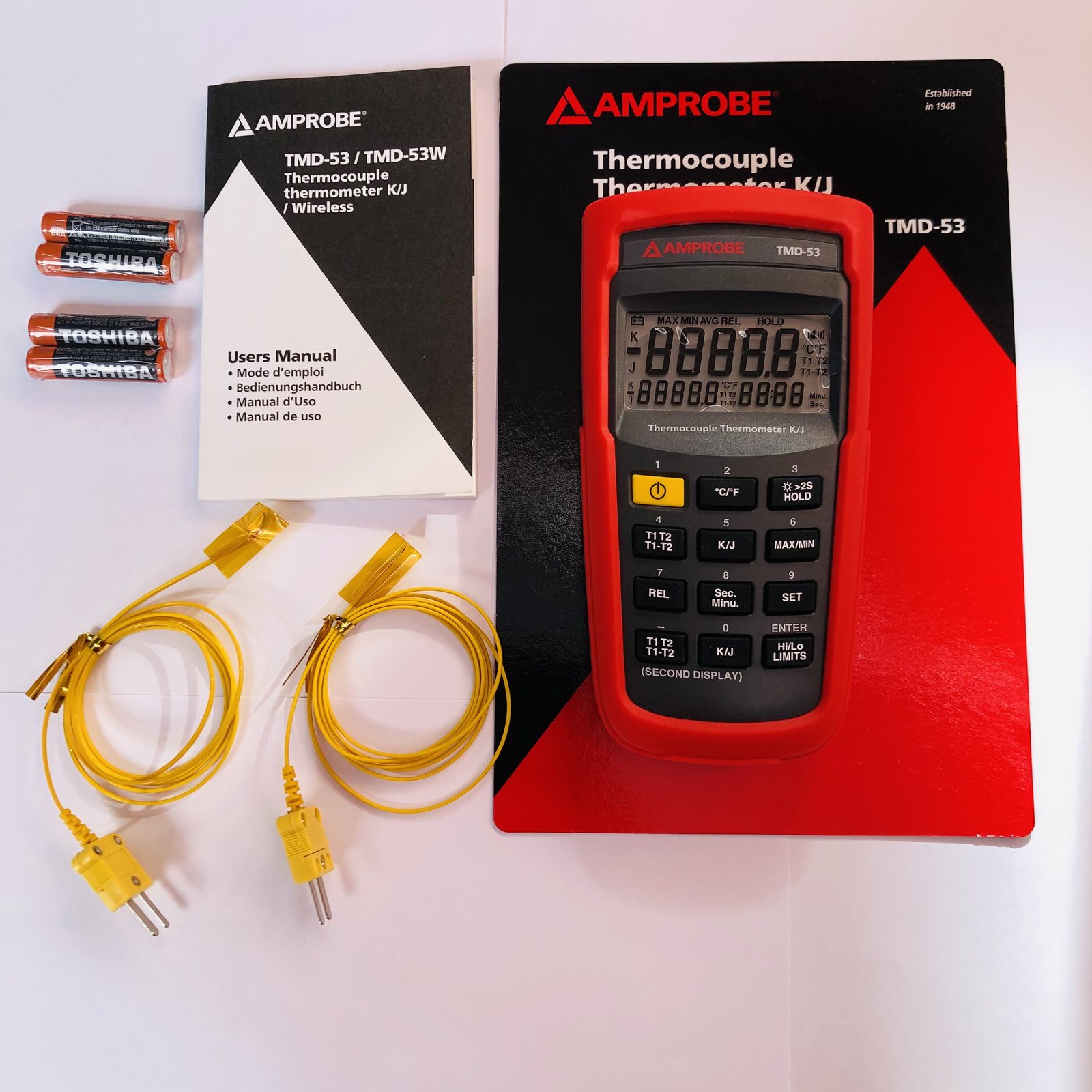 Amprobe TMD-53 Thermocouple Thermometer K/J-Type | Daraz.com.np