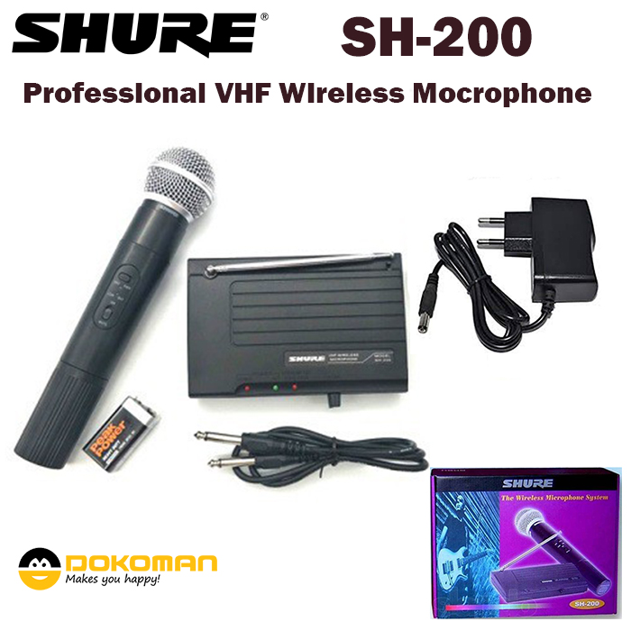 Shure SH200 Professional Universal VHF Wireless Microphone | Daraz.com.np