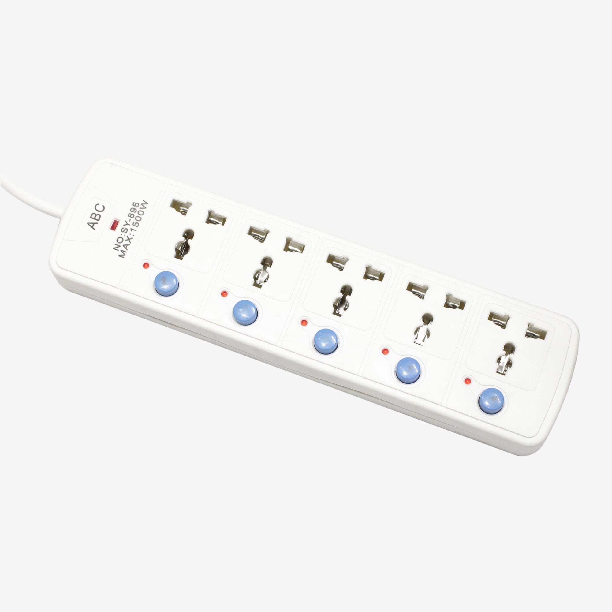 ABC Electric Extension Cord Of 5 Power Socket With 3m Cable SY-895 ...