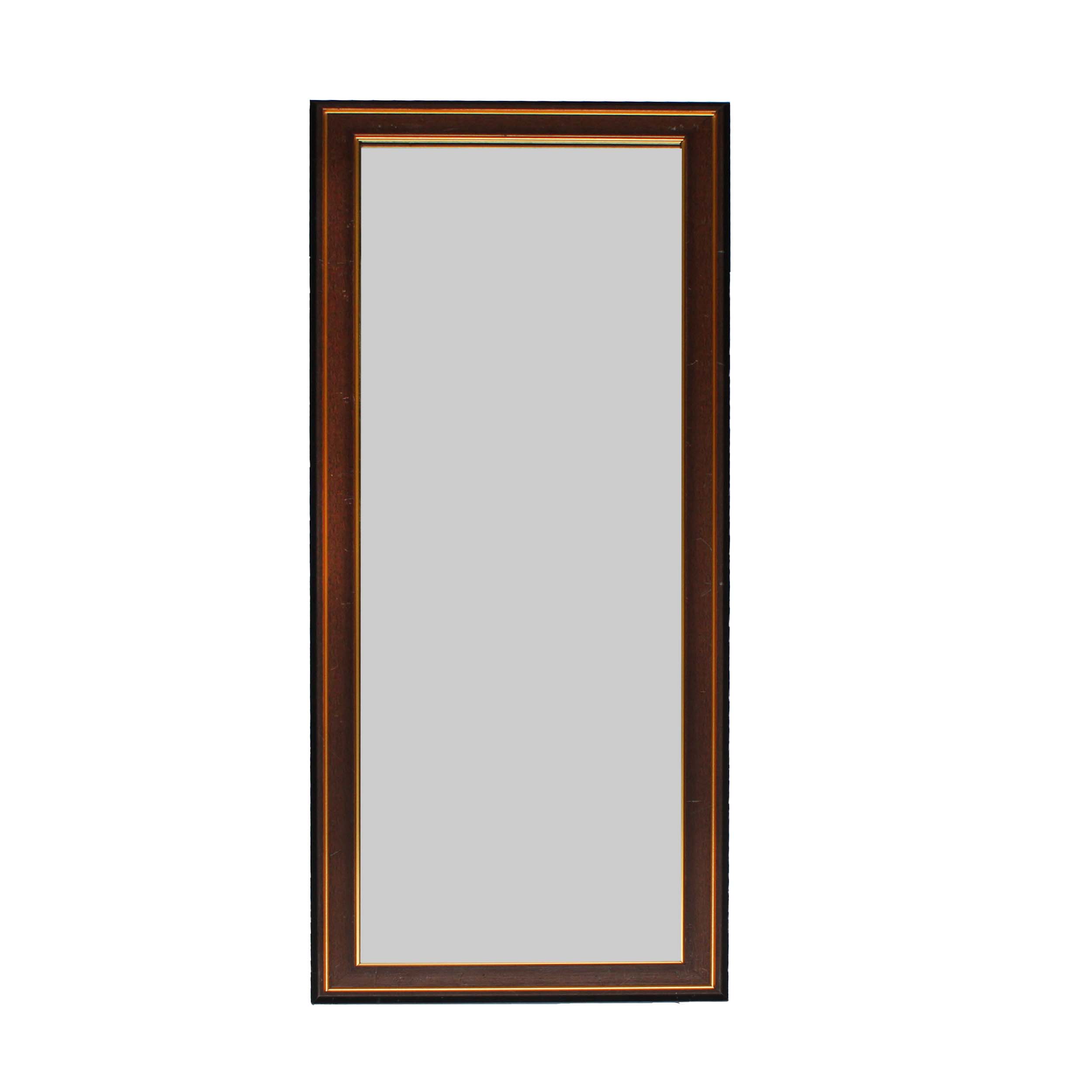 Brown 12x36" Wooden Mirror Frame | Daraz.com.np