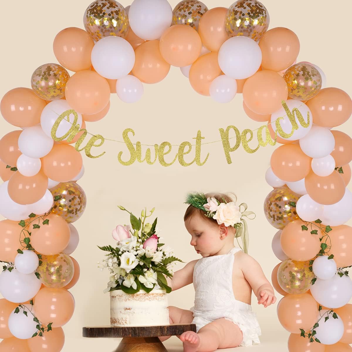 Peach Theme Balloon arch Garland Backdrop set -52 Pcs | Daraz.com.np