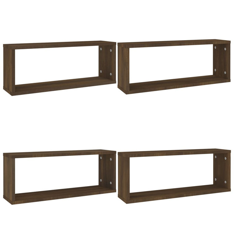 Rectangle Wall Shelves Set Of Four | Daraz.com.np