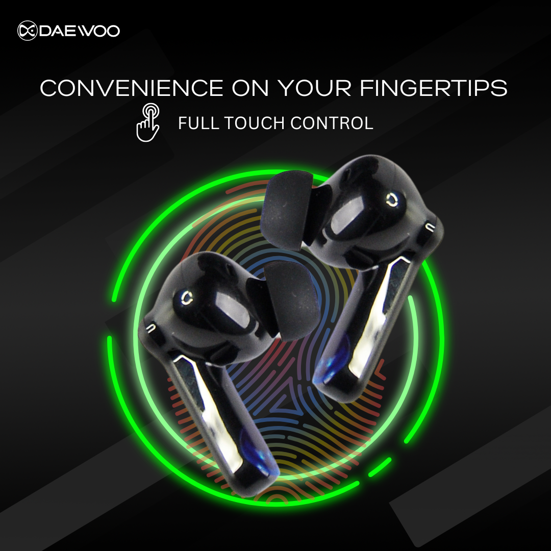 Daewoo Thrill 102 Earbuds | 50Hr Playtime | Bluetooth 5.3 | High Bass ...