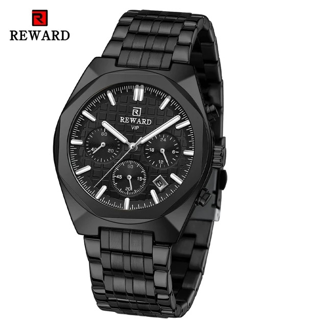 REWARD Brand Fashion Business Time Code Watch Waterproof Sports Luxury ...