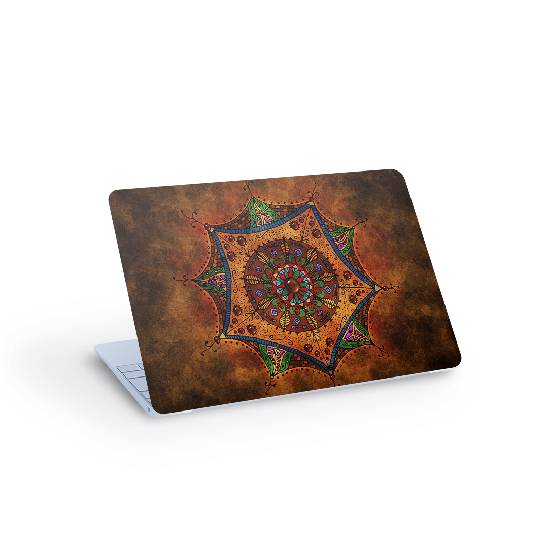 Laptop Back Sticker For Up to 15.6inch Laptop (Mandala 13) | Daraz.com.np