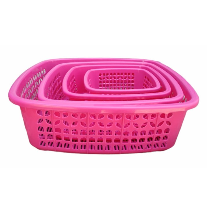 Bagmati Set Of 4 Plastic Fruit & Vegetable Strainer Basket | Daraz.com.np