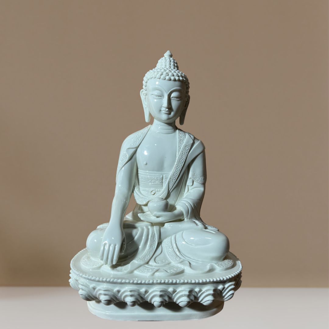 White Buddha Statue (6 inch) | Daraz.com.np