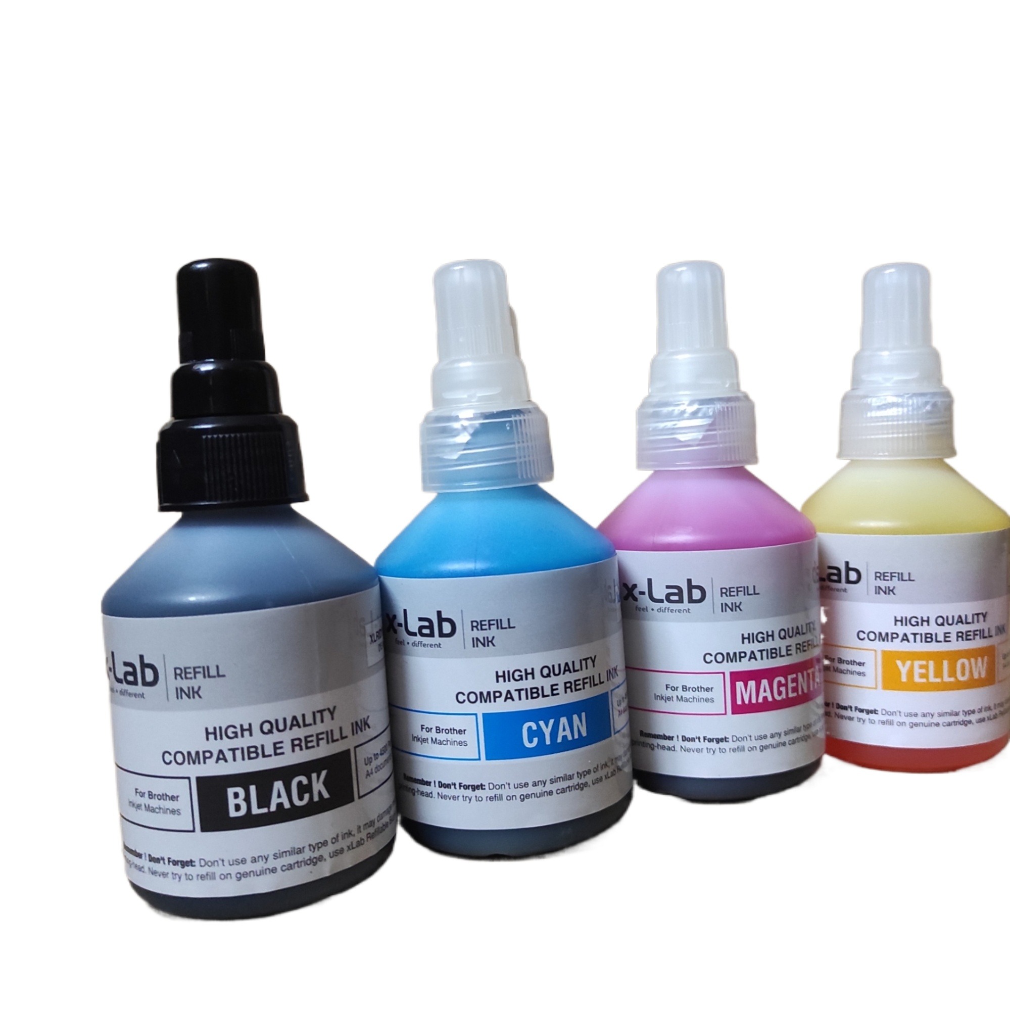 Xlab Compatible Ink For Brother Printer Cyan, Magenta, Yellow And Black ...