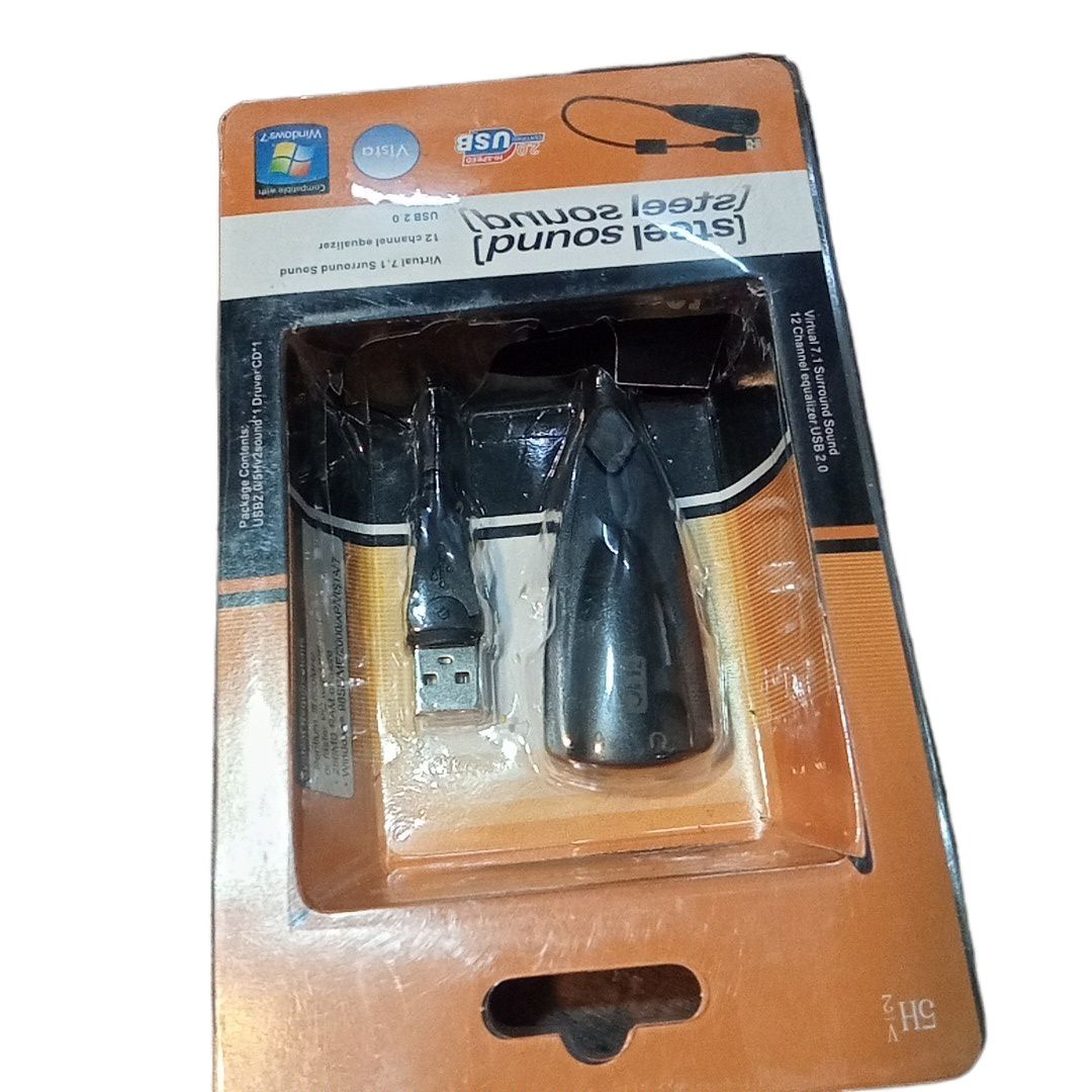 USB 2.0 Virtual 7.1 Channel Audio Sound Card Adapter | Daraz.com.np