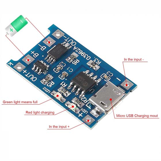 Lithium ION Charging Module Type C Type B | Daraz.com.np
