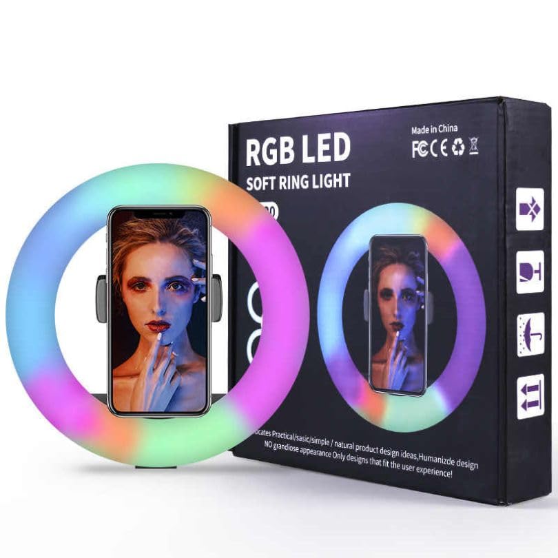 MJ26 Photography Lighting RGB LED Soft Ring Light | Daraz.com.np
