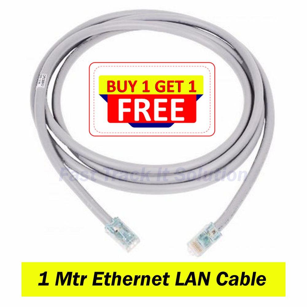 1 Mtr Cat 6 UTP Ethernet/LAN Cable (Buy-1 Get-1 Free)/Eagle Cat-6 ...
