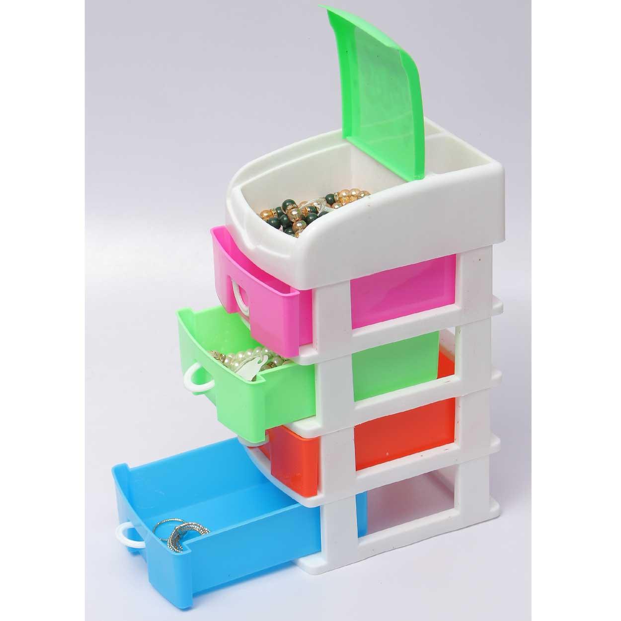 4 Layer Table Storage Organizer Mini Drawer | Daraz.com.np