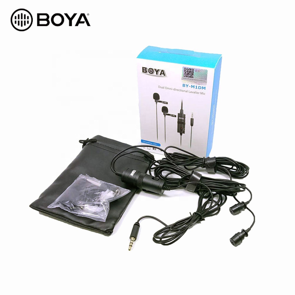 BoyaBY-M1DM Dual Omni-directional Lavalier Mic | Daraz.com.np