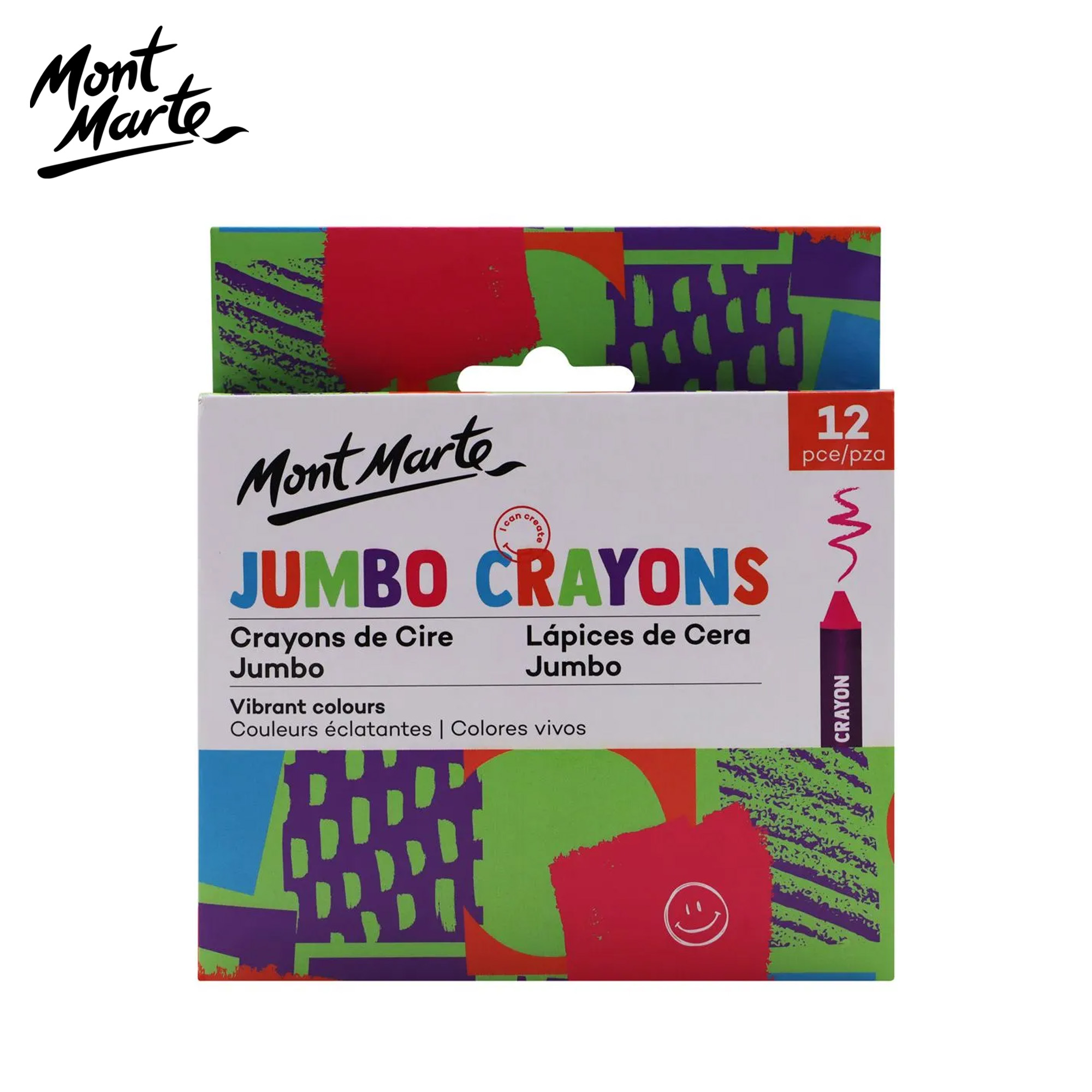Mont Marte Mm Jumbo Crayons 12Pc By Kitabkalam | Daraz.com.np