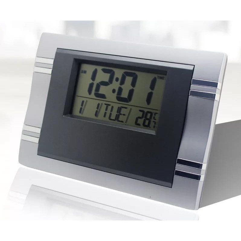 Desktop Alarm Clock Calendar Temperature Format | Daraz.com.np